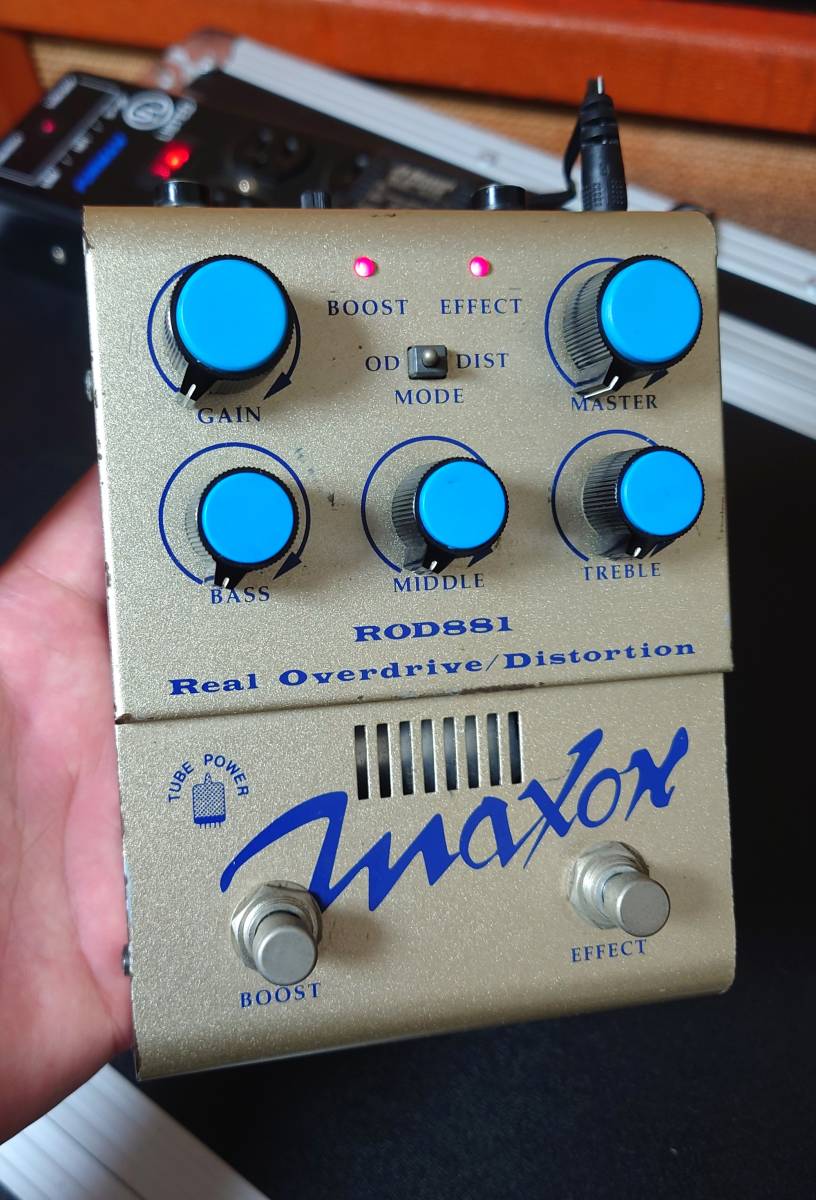 【傷や汚れあり】☆ 真空管オーバードライブ・ディストーション!! MAXON ROD881 Real Overdrive/Distortion ...
