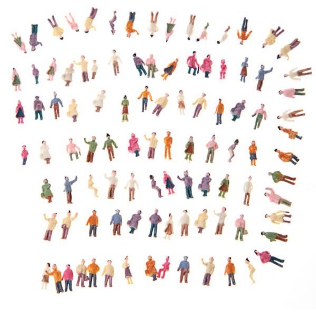 【未使用】Nゲージ 人形 フィギュア 100体 ジオラマ レイアウト ジオラマ ドール 可愛い チャームの落札情報詳細 - ヤフオク落札価格 ...