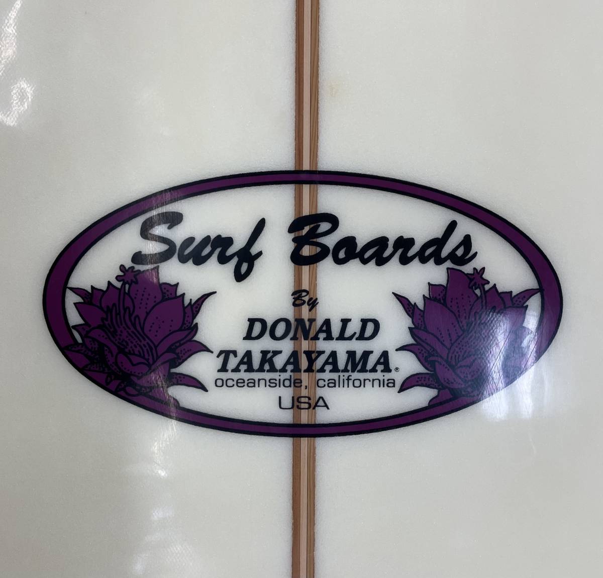 【やや傷や汚れあり】【自宅配送不可:営業所止】 DONALD TAKAYAMA 9’5 1/2 サーフボード ドナルドタカヤマ ロングボード ...