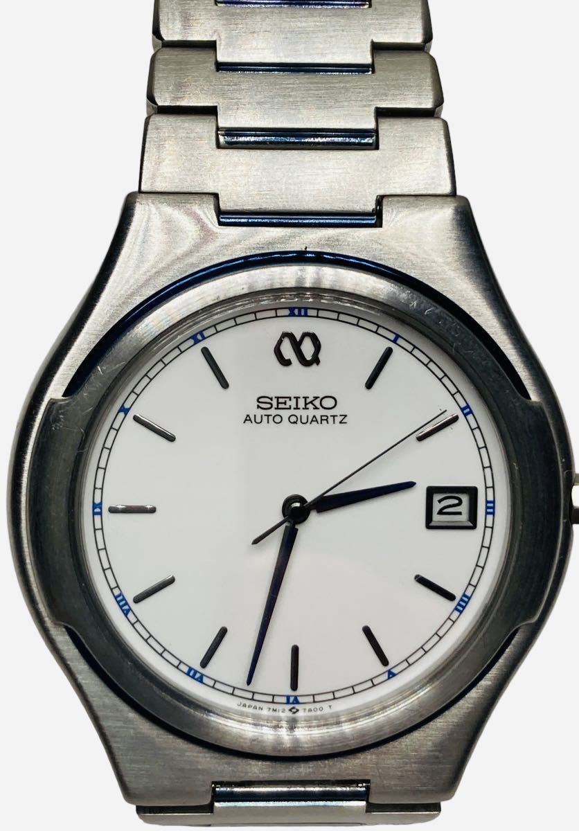 【やや傷や汚れあり】未動作 SEIKO AUTO QUARTZ 7M12-7A00 メンズ 腕時計 シルバー 文字盤 オートクォーツ セイコー 中古品の落札情報詳細 - Yahoo ...