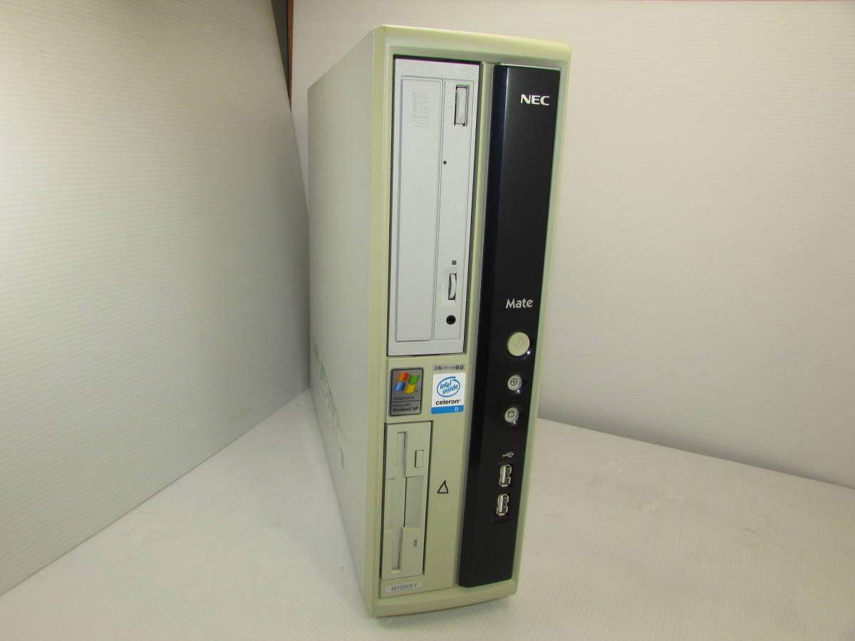 【傷や汚れあり】【YDT0149】★NEC PC-MY25X/R-E Intel Celeron-D 2.53G/120G/256M/CD-ROM/FDD/WindowsXP Pro★中古の ...