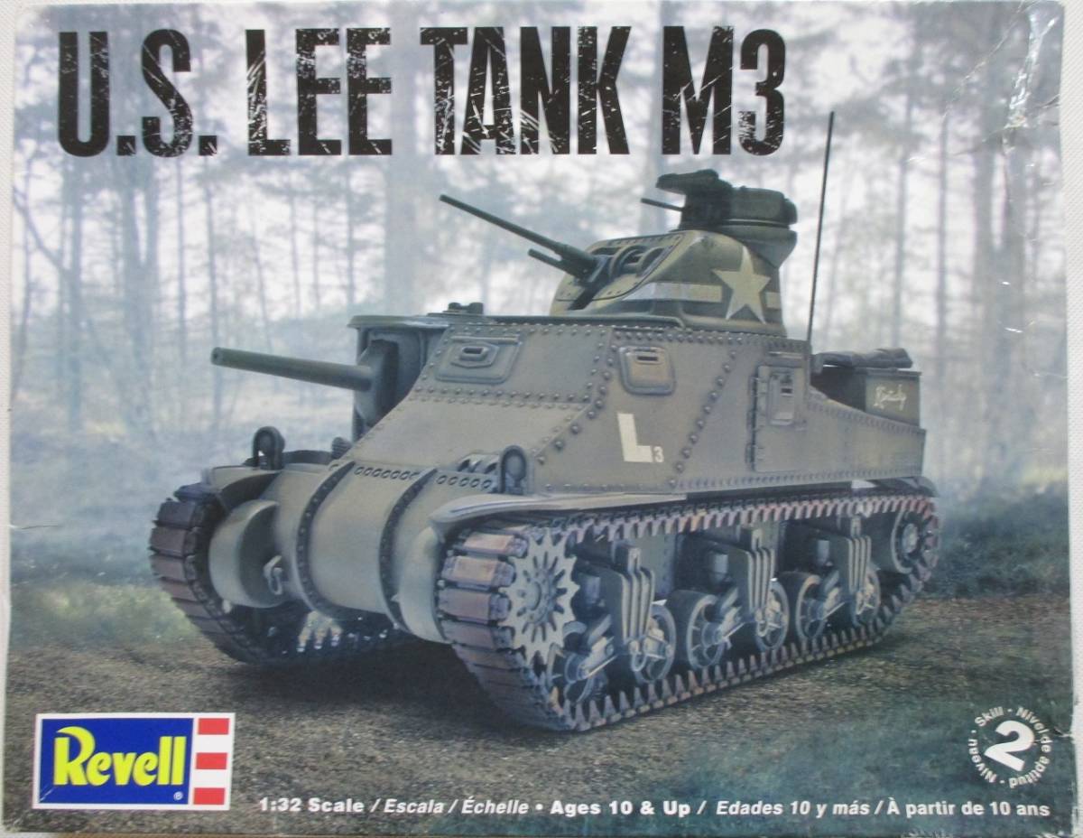 【やや傷や汚れあり】モノグラム（MONOGRAM） 1/32スケール アメリカ陸軍 М3リー中戦車（U.S. LEE TANK M3）2010 ...