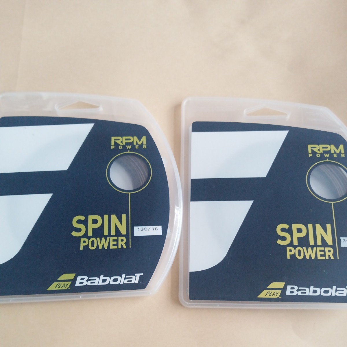 【未使用】送料無料 硬式テニスガット バボラ Babolat RPM SPIN POWER 130/16 2個 の落札情報詳細 - Yahoo ...