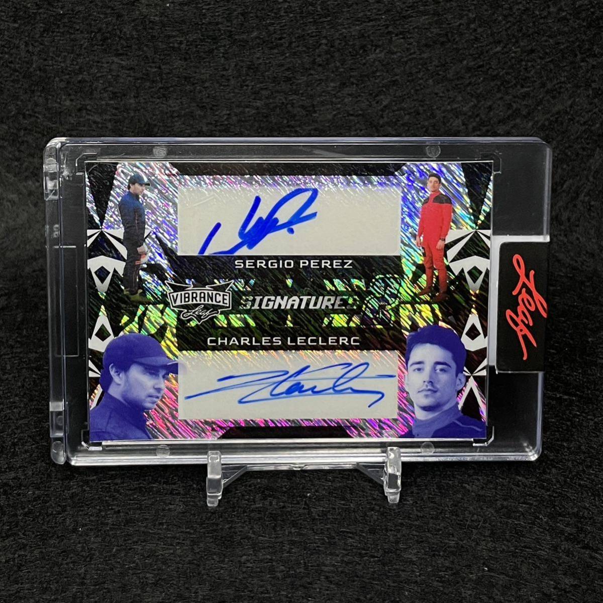 【目立った傷や汚れなし】1of1 2023 Leaf Vibrance Sports Formula 1 F1 Charles Leclerc ...