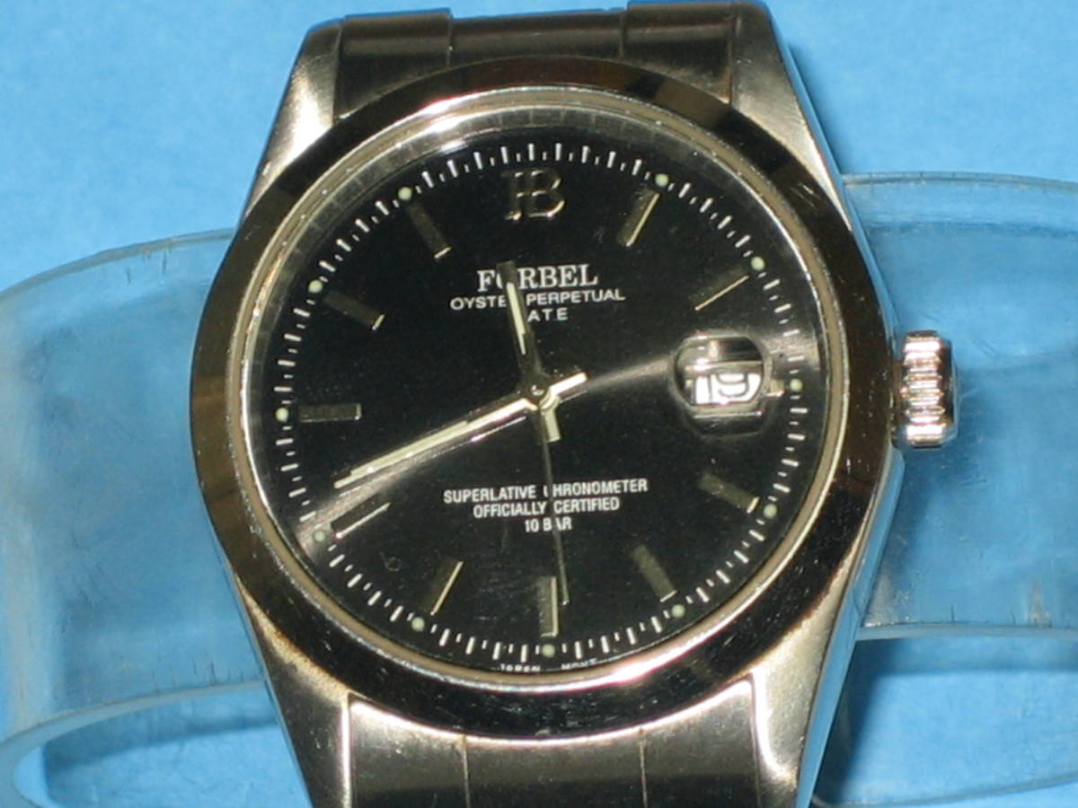 【目立った傷や汚れなし】 FORBEL(フォーベル) SWISS メンズ腕時計 10BAR 動作品 の落札情報詳細 - ヤフオク落札価格検索 ...