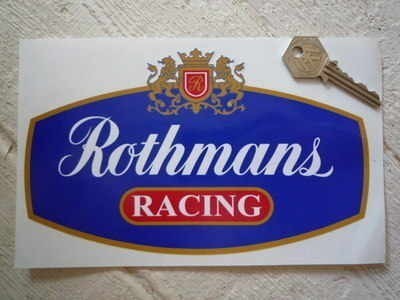 【未使用】 送料無料 海外 2枚セット Rothmans Red Racing with Gold Outline ロスマンズ 250mm ...