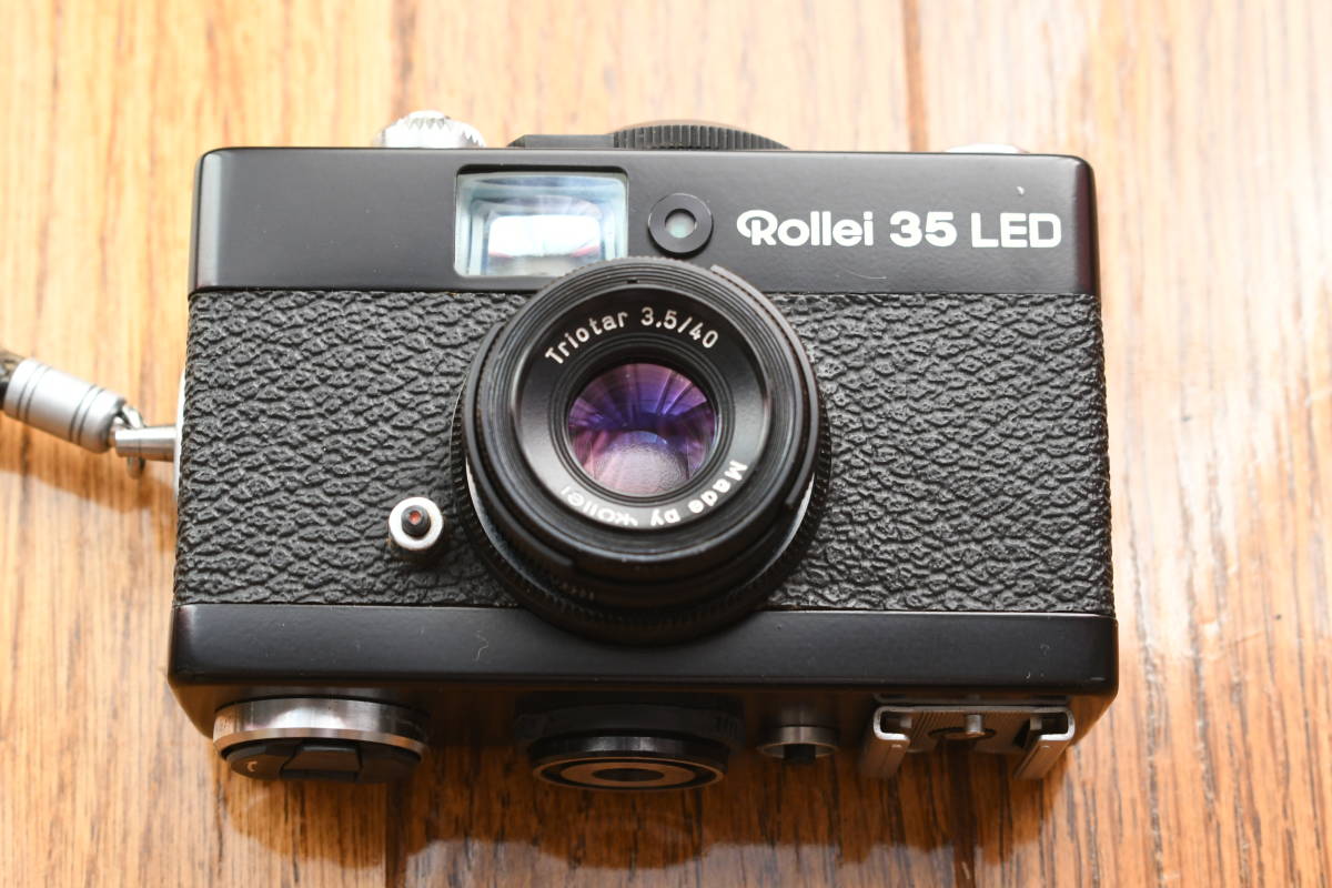 【全体的に状態が悪い】Rollei 35 LED ブラック コンパクトカメラ ローライ フィルムカメラ オールドカメラの落札情報詳細 - Yahoo!オークション落札価格検索 オークフリー