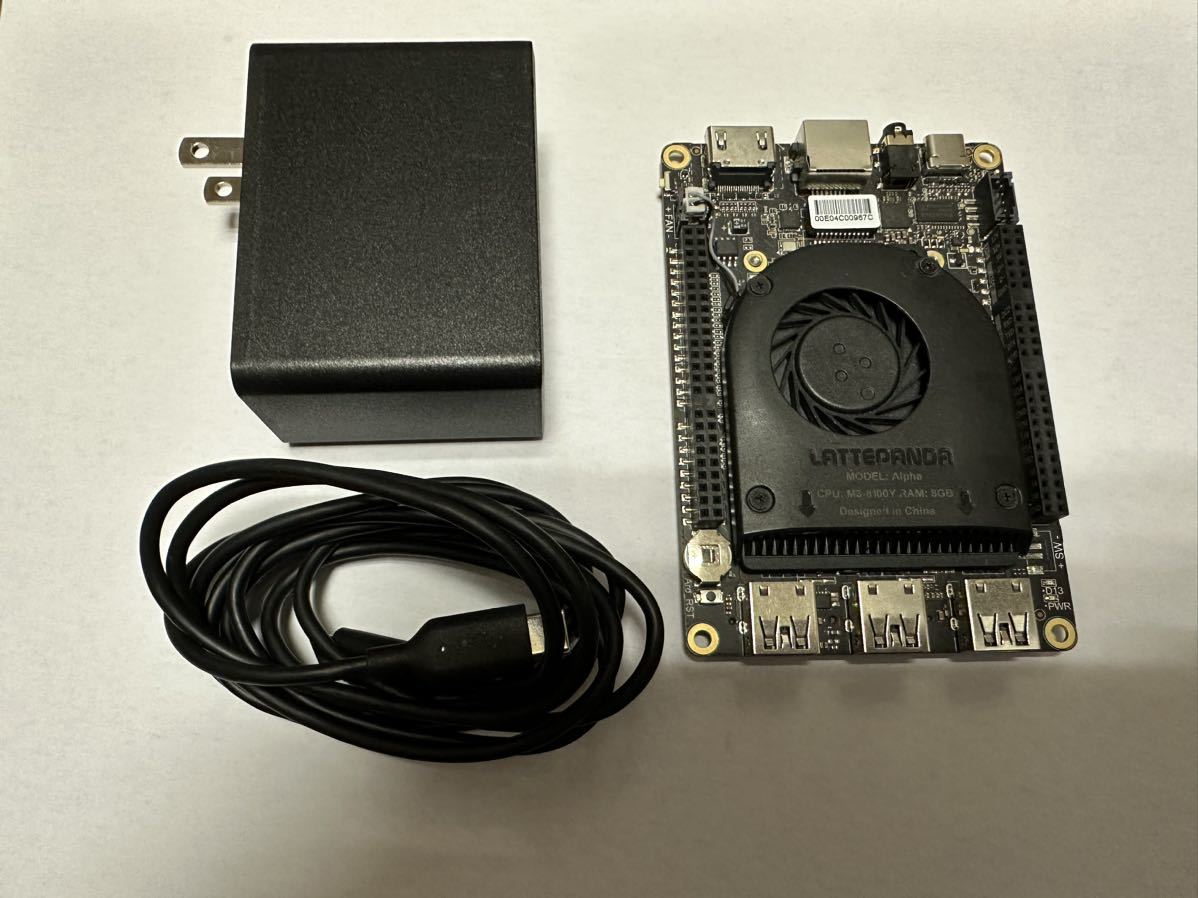 【目立った傷や汚れなし】lattepanda Alpha 864s Arduino搭載 シングルボードコンピュータ 45w Ac付き I3 8100y 8gb 64gb Emmcの落札情報詳細