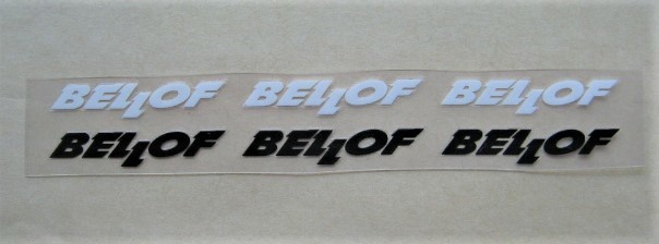 【未使用】残り僅か・ ベロフ製／ 正規品・BELLOF・ミニステッカー・タイプ② ／未使用品 の落札情報詳細 - ヤフオク落札価格検索 オークフリー
