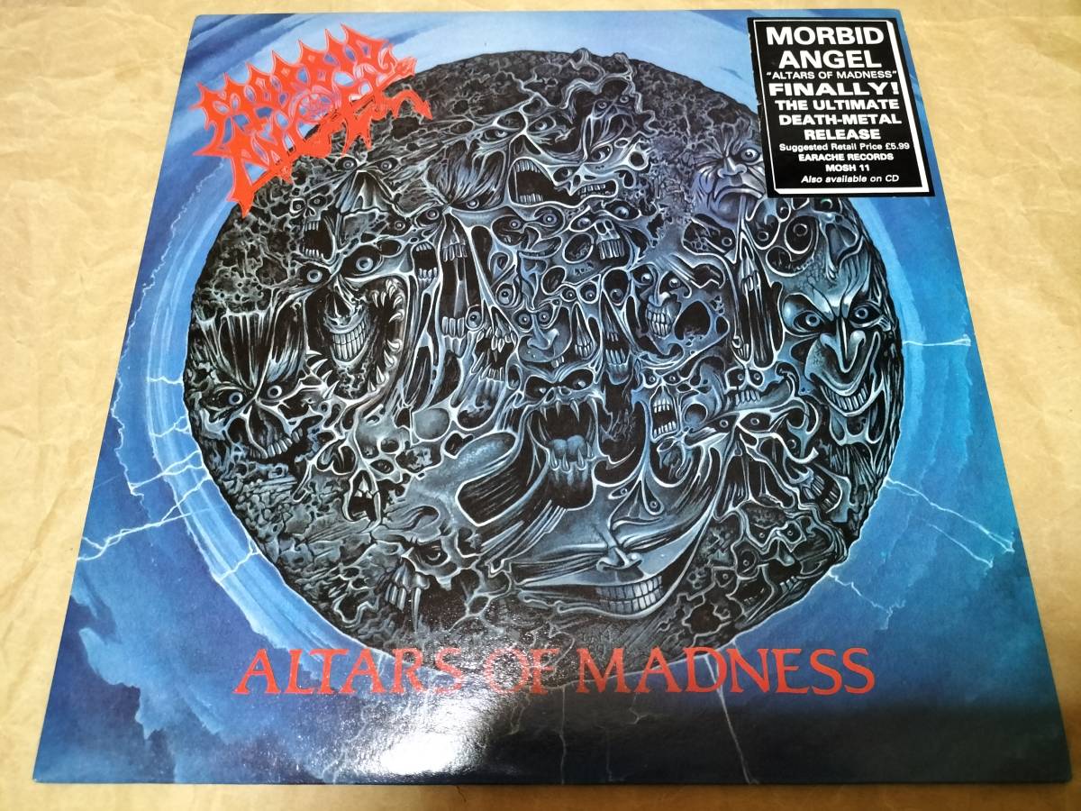 【やや傷や汚れあり】MORBID ANGEL☆『ALTARS OF MADNESS』☆EARACHE RECORDS☆MOSH−11☆の落札 ...