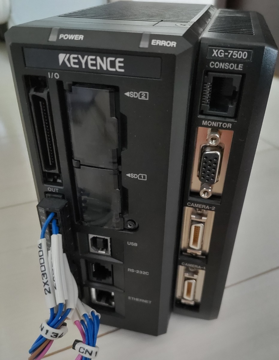 【傷や汚れあり】大幅値下げ 交渉可 KEYENCEキーエンス マルチカメラ画像システム/コントローラ XG-7500 画像処理の落札情報詳細 ...