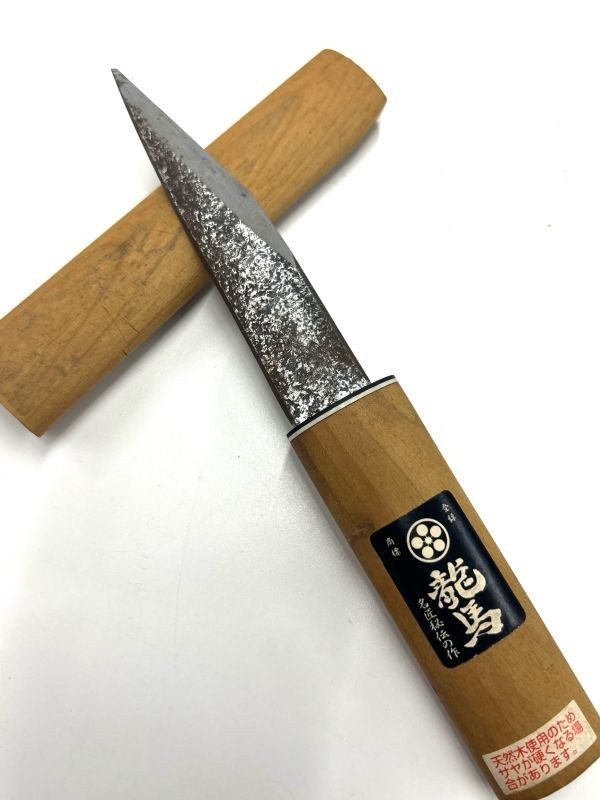 【傷や汚れあり】C729- I34-3807 梅鉢龍馬 横手小刀 木工細工 竹細工 全長約22cm 刃渡り約12cm ④の落札情報詳細 ...