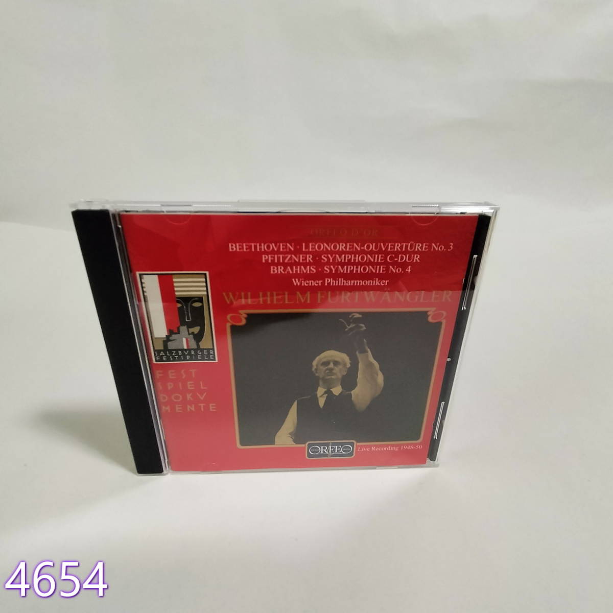 【目立った傷や汚れなし】CD フルトヴェングラー/ Beethoven: Leonre Overture; Brahms: Symphony ...