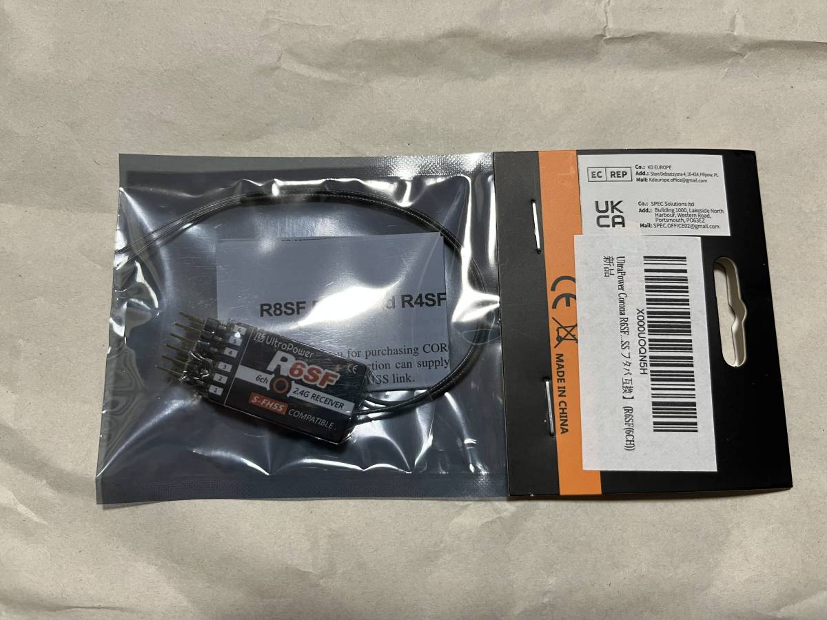 【未使用】R6SF UltraPower Corona 6CH 受信機 S.BUS 2.4G S-FHSS フタバ 受信機 互換 新品未開封 ...