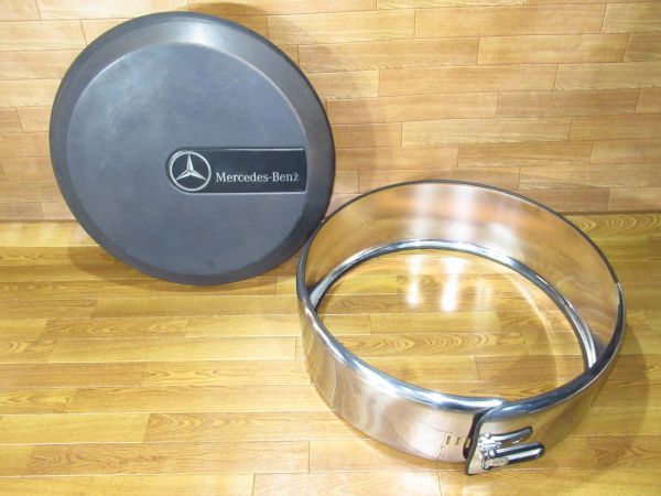 【傷や汚れあり】W463 メルセデスベンツGクラス スペアタイヤカバー 231 613917 / MCBD-V-44 ゲレンデ ...