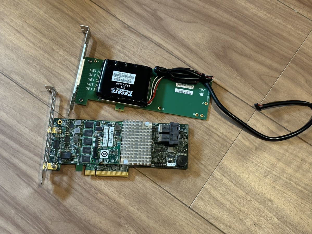 【目立った傷や汚れなし】★美品送無★SuperMicro AOC S3108L H8iR LSI MegaRAID 3108 SAS ...