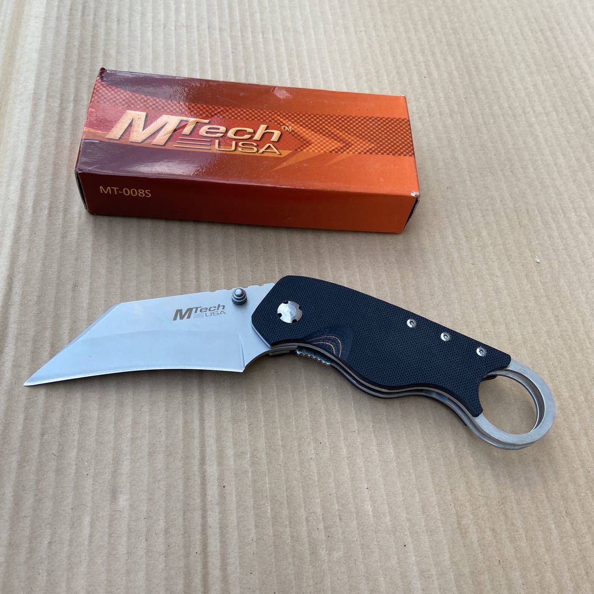 【傷や汚れあり】アウトドアナイフ サバイバルナイフ 薪割り キャンプ ハイキング 野外登山 MTech MT-008sの落札情報詳細 - ヤフオク落札価格検索 オークフリー