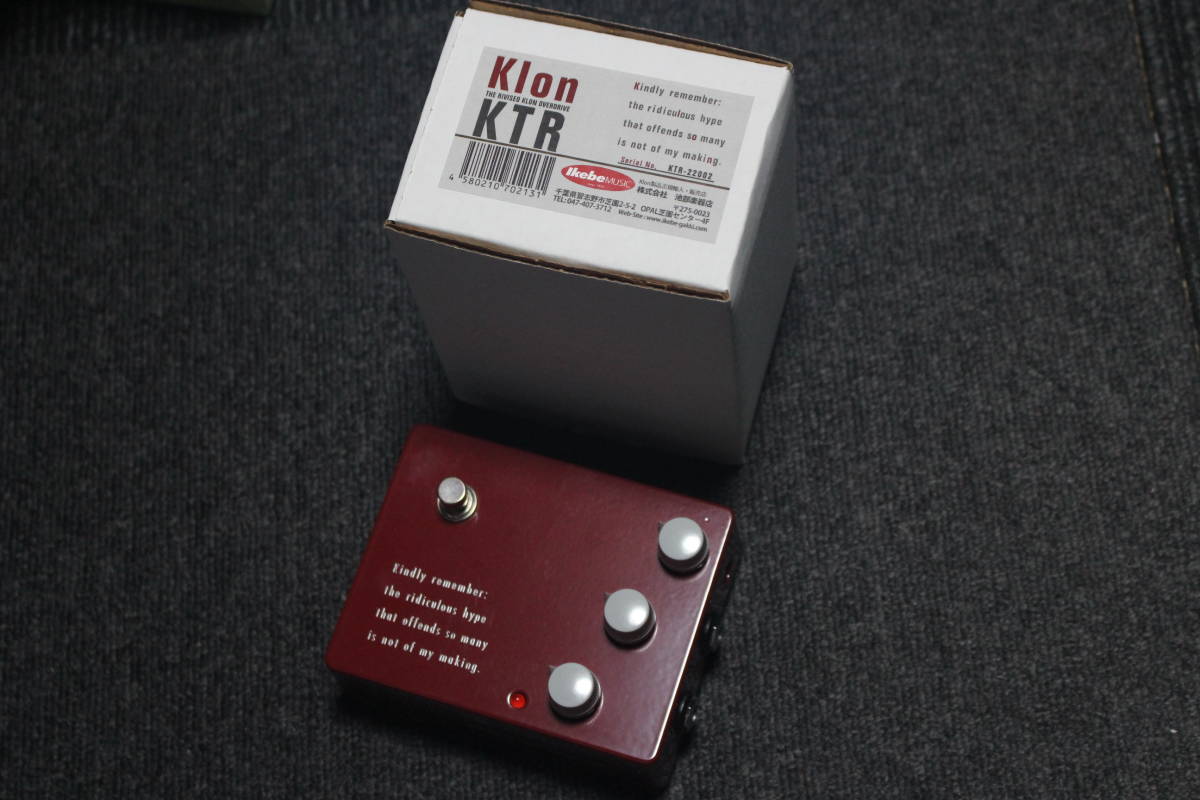 【目立った傷や汚れなし】★KLON KTR 最新Ver / KLON CENTAUR 後継機の落札情報詳細 - ヤフオク落札価格検索 オークフリー