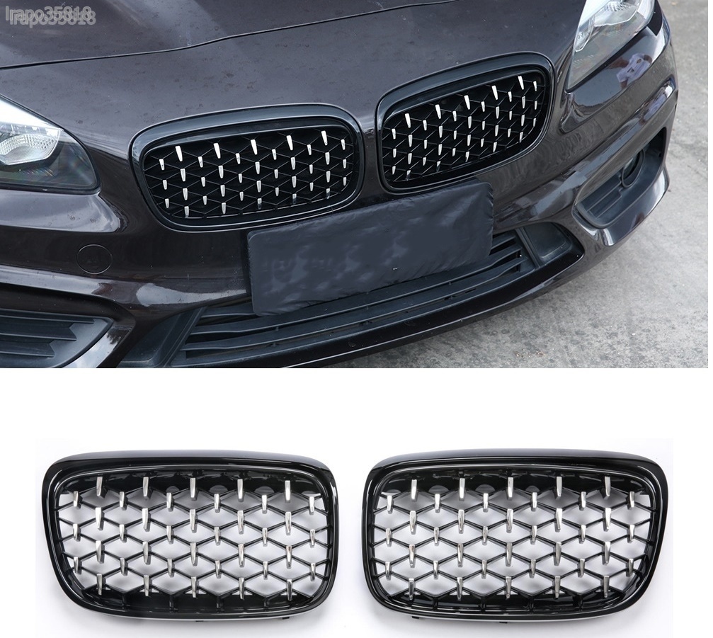 【未使用】【新品】BMW ダイヤモンドグリル フロントグリル 外装 カスタム E87 E90 E92 E93 F20 F21 F30 F35 E60 F10 F11 F18 1 3 5 ...