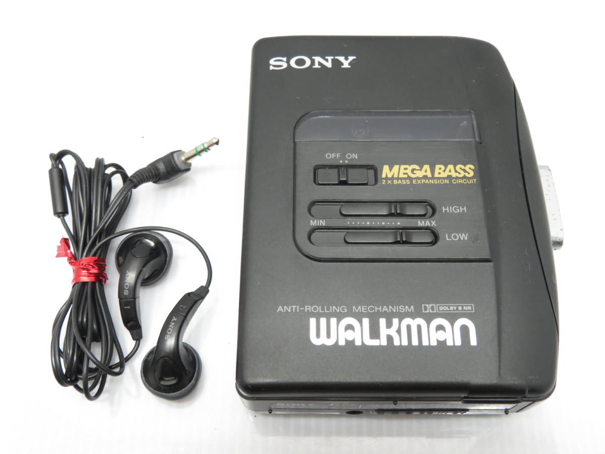 【やや傷や汚れあり】ジャンク品 WM-EX19 SONY ソニー WALKMAN ウォークマン MEGA BASS ポータブルカセット ...