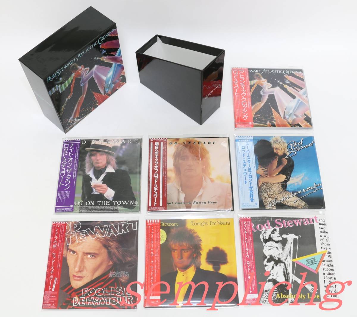 【未使用に近い】ロッド・スチュワート（Rod Stewart）／ SHM-CD 紙ジャケット7タイトル DU特典BOX付 ～特典 ...