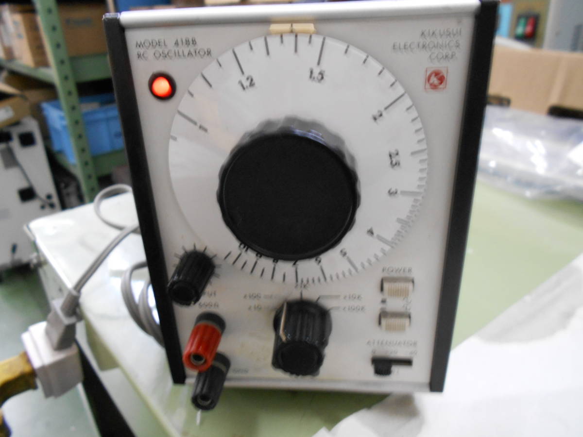 【やや傷や汚れあり】KIKUSUI OSCILLATOR 4188PC オシレーターの落札情報詳細 - ヤフオク落札価格検索 オークフリー