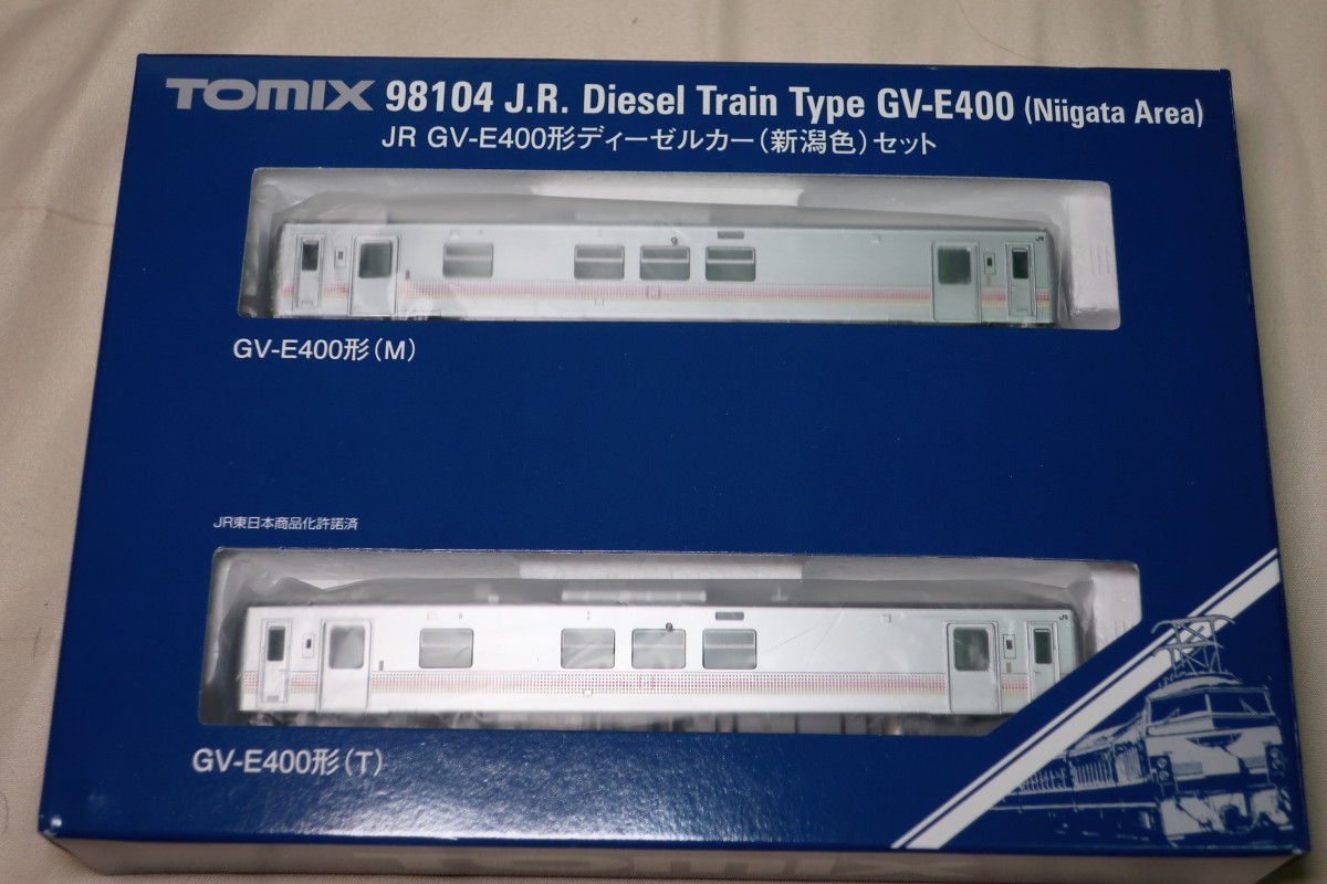【目立った傷や汚れなし】 TOMIX 98104 GV-E400形ディーゼルカー(新潟色) 2両セット の落札情報詳細 - ヤフオク落札価格検索 オークフリー