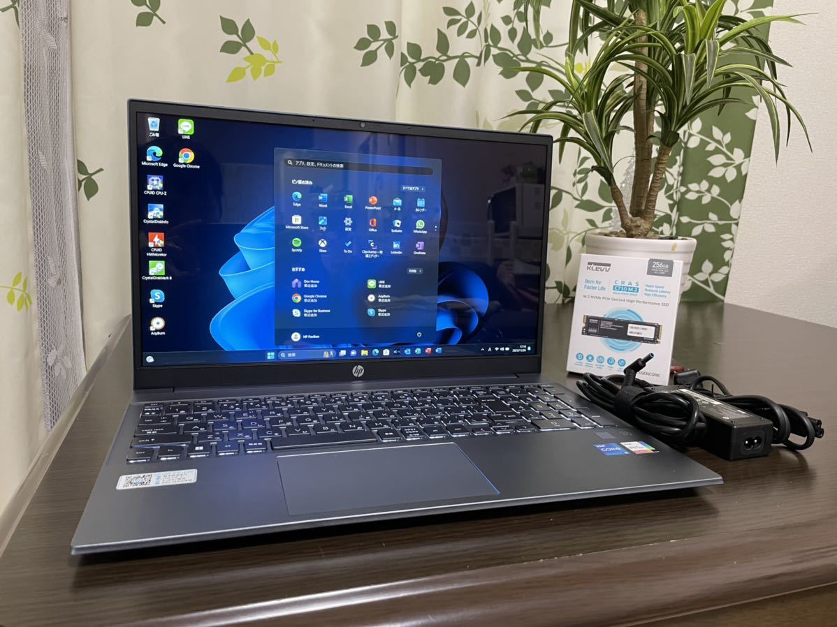 【目立った傷や汚れなし】(美品)第11世代 Intel Core i5 1135G7 HP Pavilion 15 16GB/新品 ...