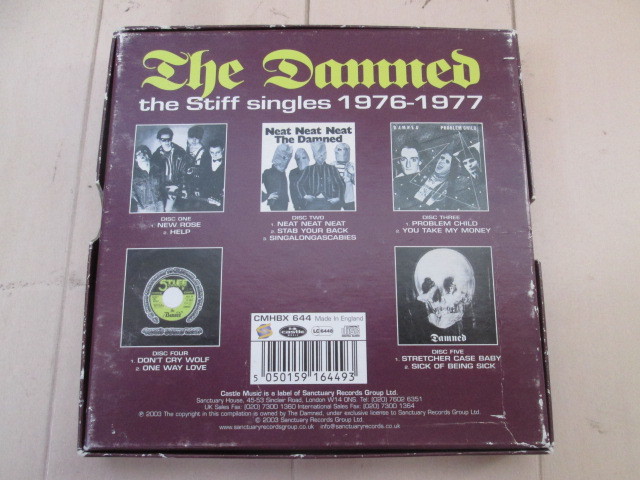 【目立った傷や汚れなし】THE DAMNED 「the still singles 1976-1977」 5枚組BOXの落札情報詳細 ...