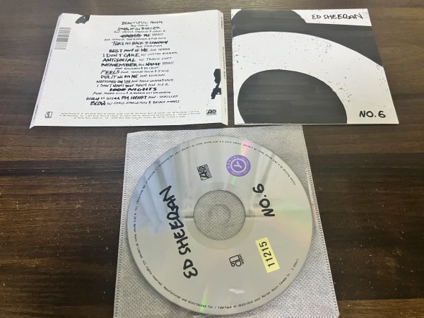 【やや傷や汚れあり】no 6 コラボレーションズ・プロジェクト エド・シーラン Cd アルバム 即決 送料200円 1129の落札情報詳細