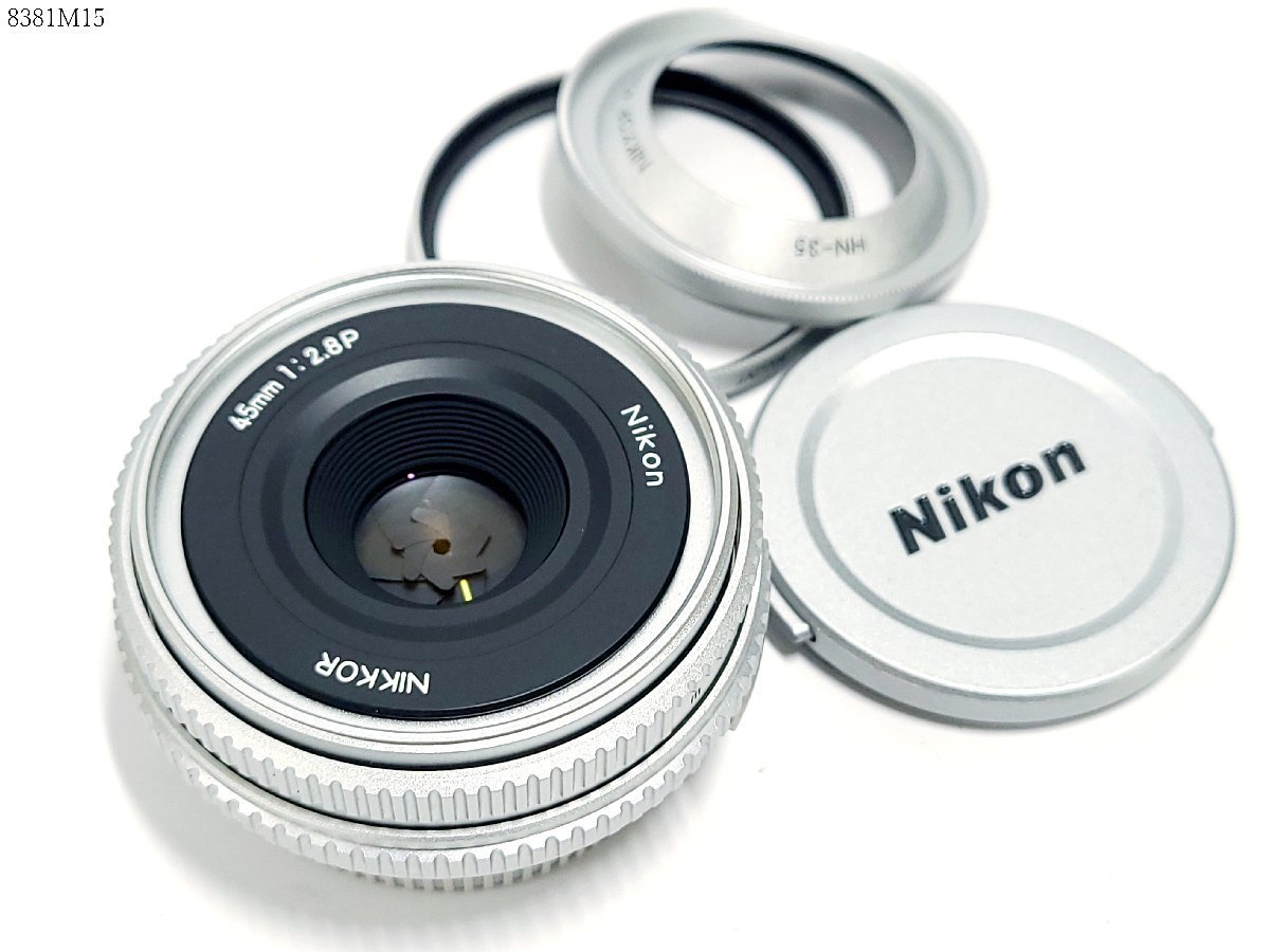 【やや傷や汚れあり】★Nikon ニコン NIKKOR 45mm 1:2.8P パンケーキレンズ NC 52mm フィルター HN-35 フード 8381M15-5の落札情報詳細 ...