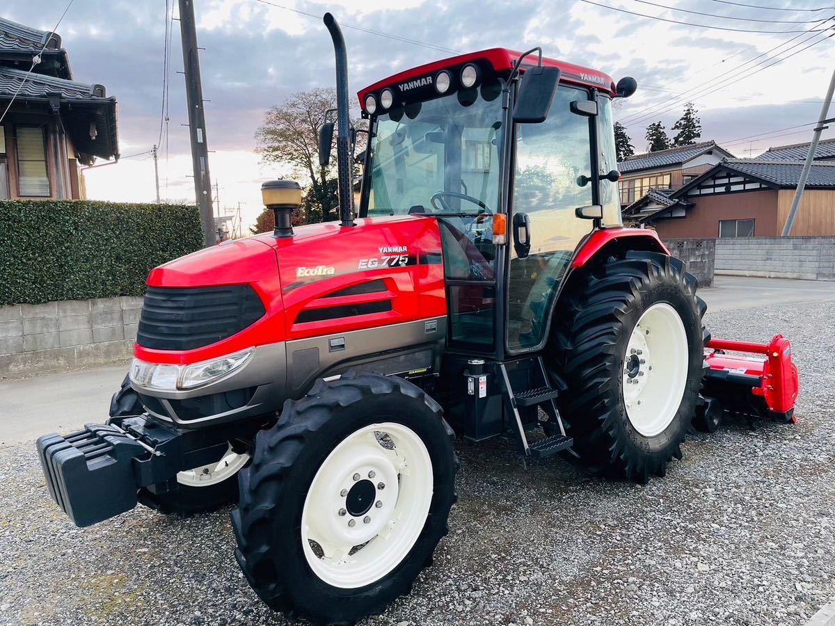 【やや傷や汚れあり】*＊ヤンマートラクターEG775**822時間*75馬力* エアコンキャビン 4WD*＊＊の落札情報詳細 - Yahoo!オークション落札価格検索 オークフリー