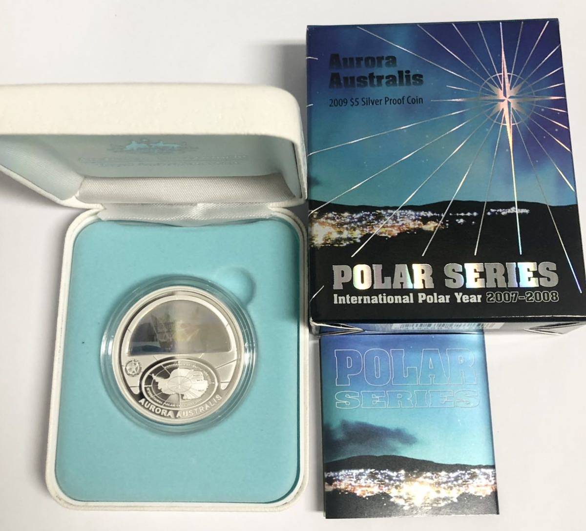 【未使用】オーストラリア 5ドル 銀貨 2009年 オーロラ Aurora POLAR SERIES シルバー プルーフ コインの落札情報詳細 ...