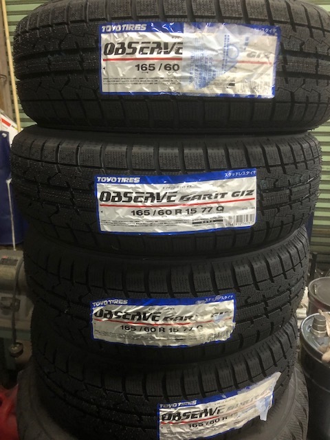【未使用】新品 未使用 2022年式 TOYO 165/60R15 77Q OBSERVE GARIT GIZ 4本セット ハスラー ソリオ 在庫処分の落札情報詳細 - ヤフオク落札価格検索 ...