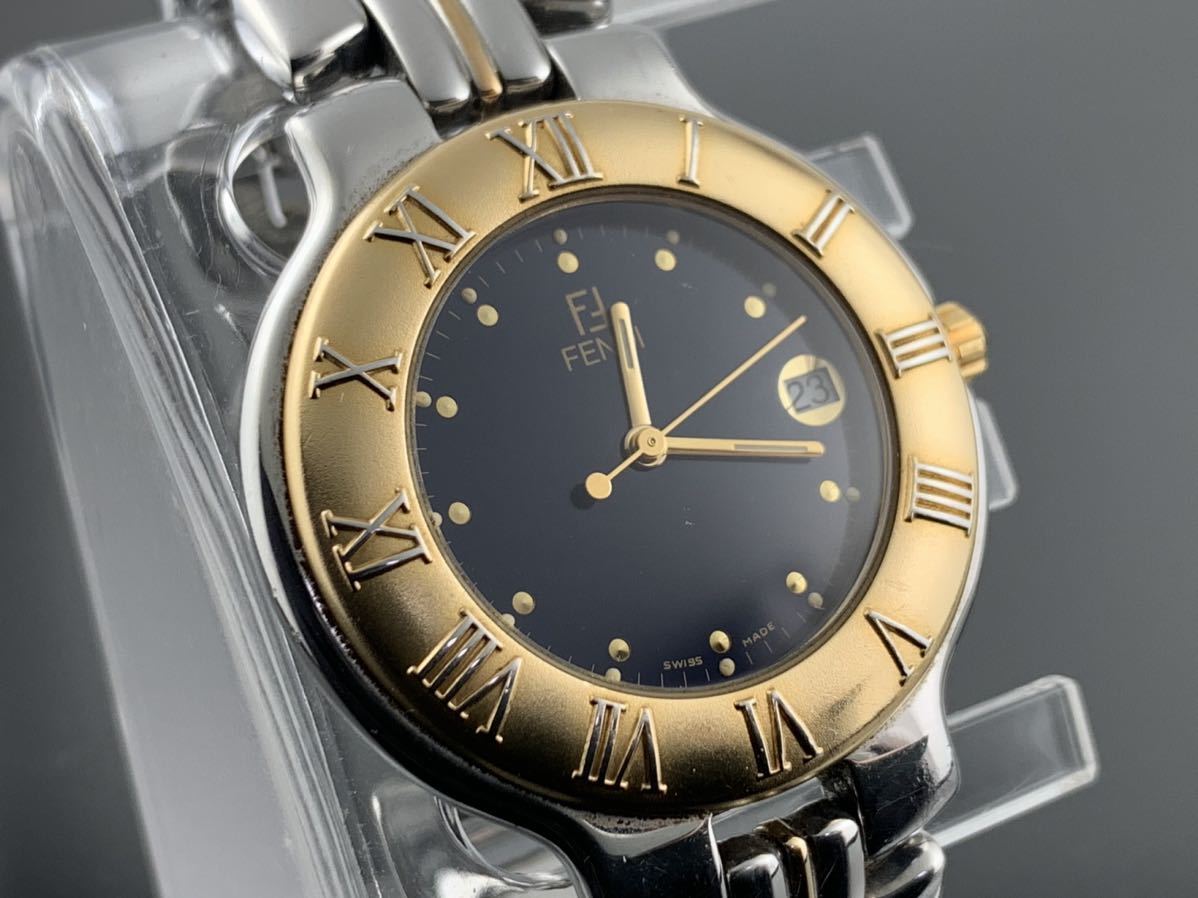 【傷や汚れあり】B300]☆メンズ腕時計 クォーツ SWISS MADE フェンディ FENDI 900G 動作品の落札情報詳細 - ヤフオク ...