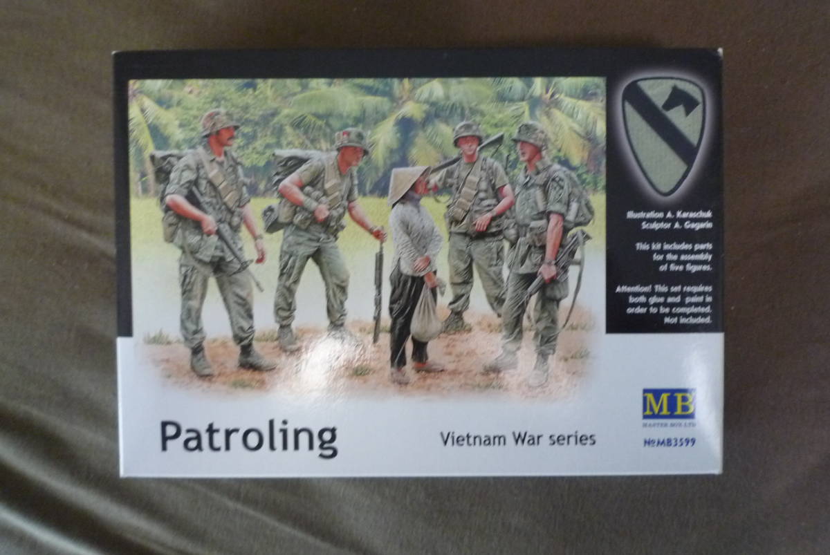 【未使用】マスターボックス Master Box 3599 1/35 アメリカ 第1騎兵師団 4体 ＋ 民間女性 1体 ベトナム戦 ...