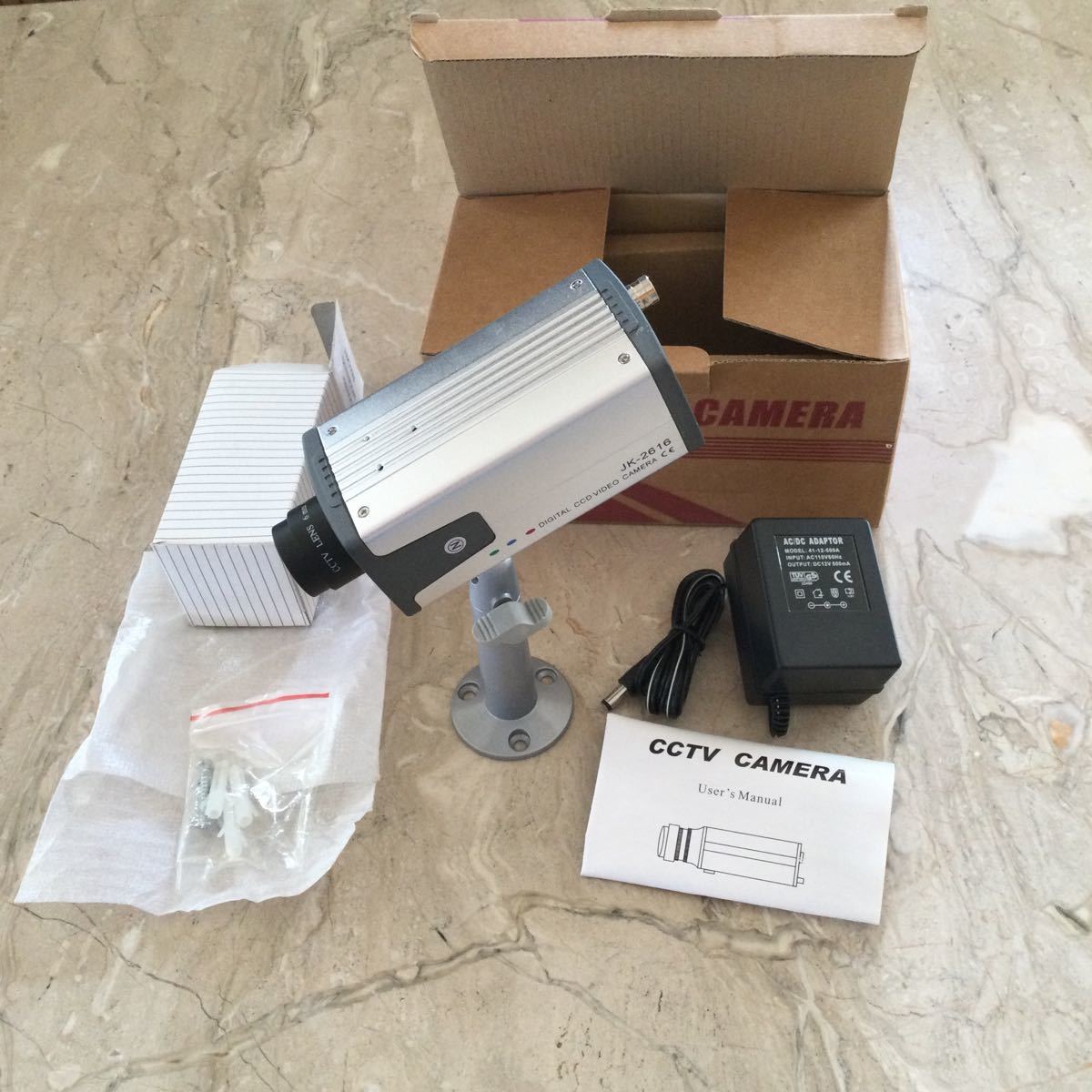 【未使用】監視カメラ 防犯カメラ DIGTAL CCD VIDEO CAMERA JK−2616 とスタンドセットの落札情報詳細 ...