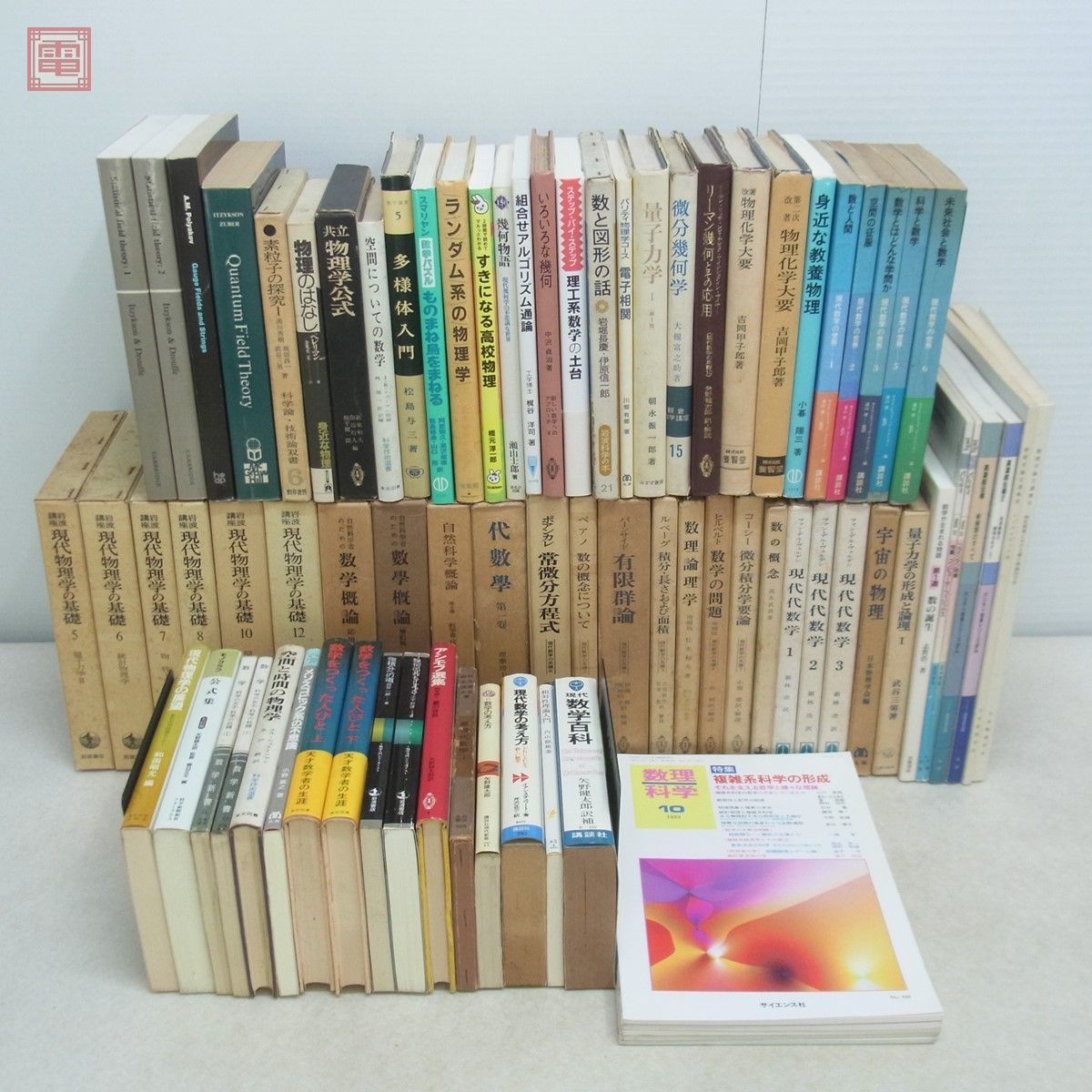 【傷や汚れあり】物理 数学 関連本 まとめて80冊 大量セット 統計 量子力学 宇宙物理学 幾何学 微分 積分 アルゴリズム 相対性理論