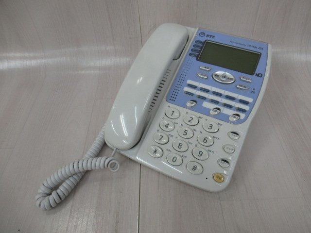 【やや傷や汚れあり】 Ω保証有 ZK2 7106) AX-BTEL(1)(W) NTT AX 標準電話機 中古ビジネスホン 領収書発行可能 ...
