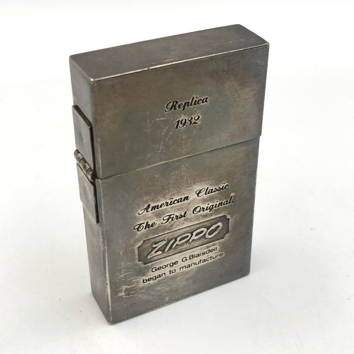 【傷や汚れあり】1.25TE-E1110★ZIPPO ORIGINAL 1932 REPLICA★ジッポー レプリカ シルバー系 喫煙具 lighter オイルライター DB0/DD0の落札 ...