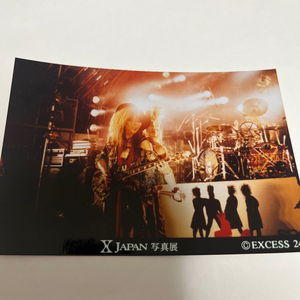 【傷や汚れあり】X JAPAN 写真展 ブロマイド XJAPAN エックスジャパン YOSHIKI Toshl hide PATA TAIJI HEATH Xジャパン プロマイド 生写真 ...