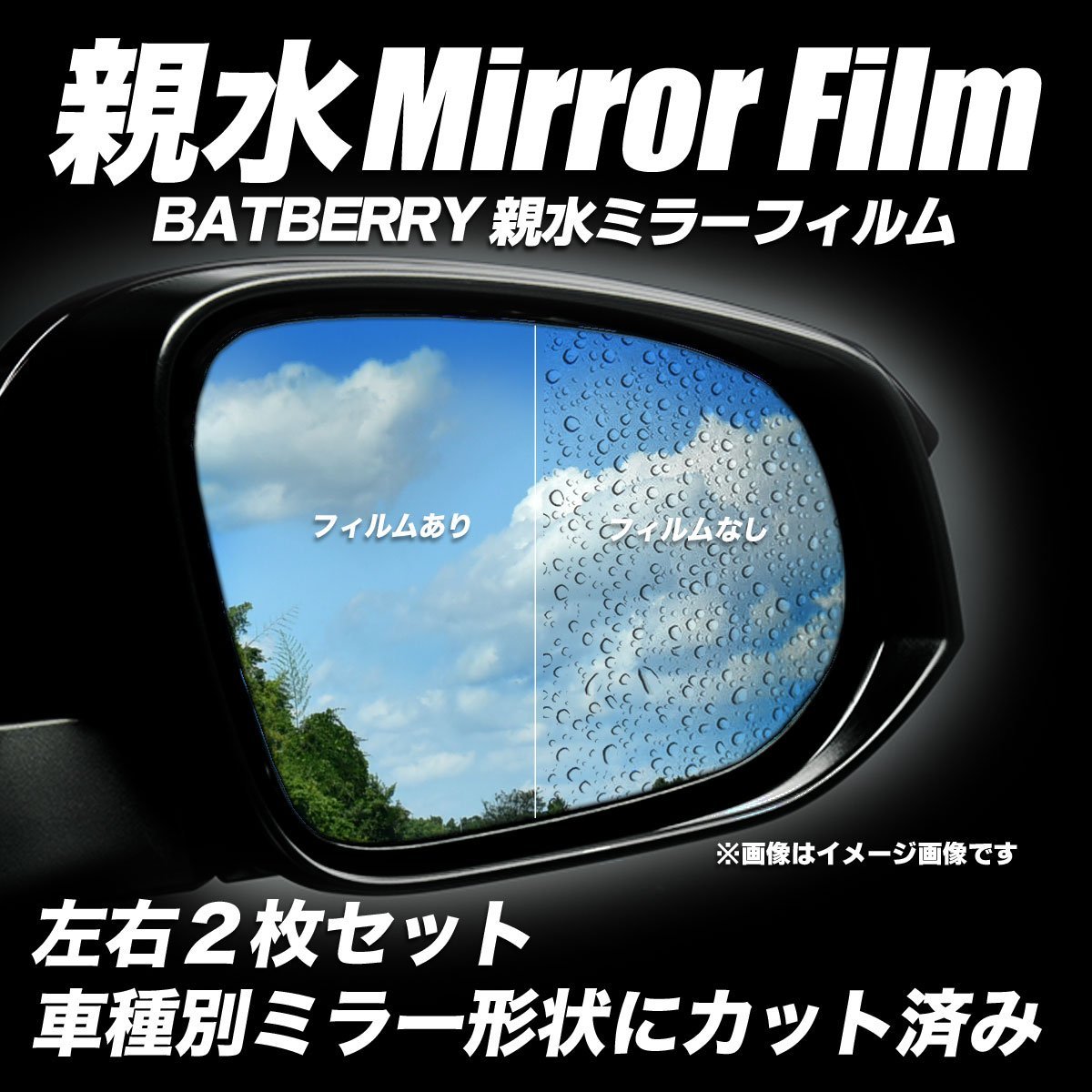 【未使用】BATBERRY親水ミラーフィルム ニッサン エルグランド E52系 PE52/PNE52/TE52/TNE52用 左右セット アンチフォグ 平成22年8月～の落札情報詳細 ...