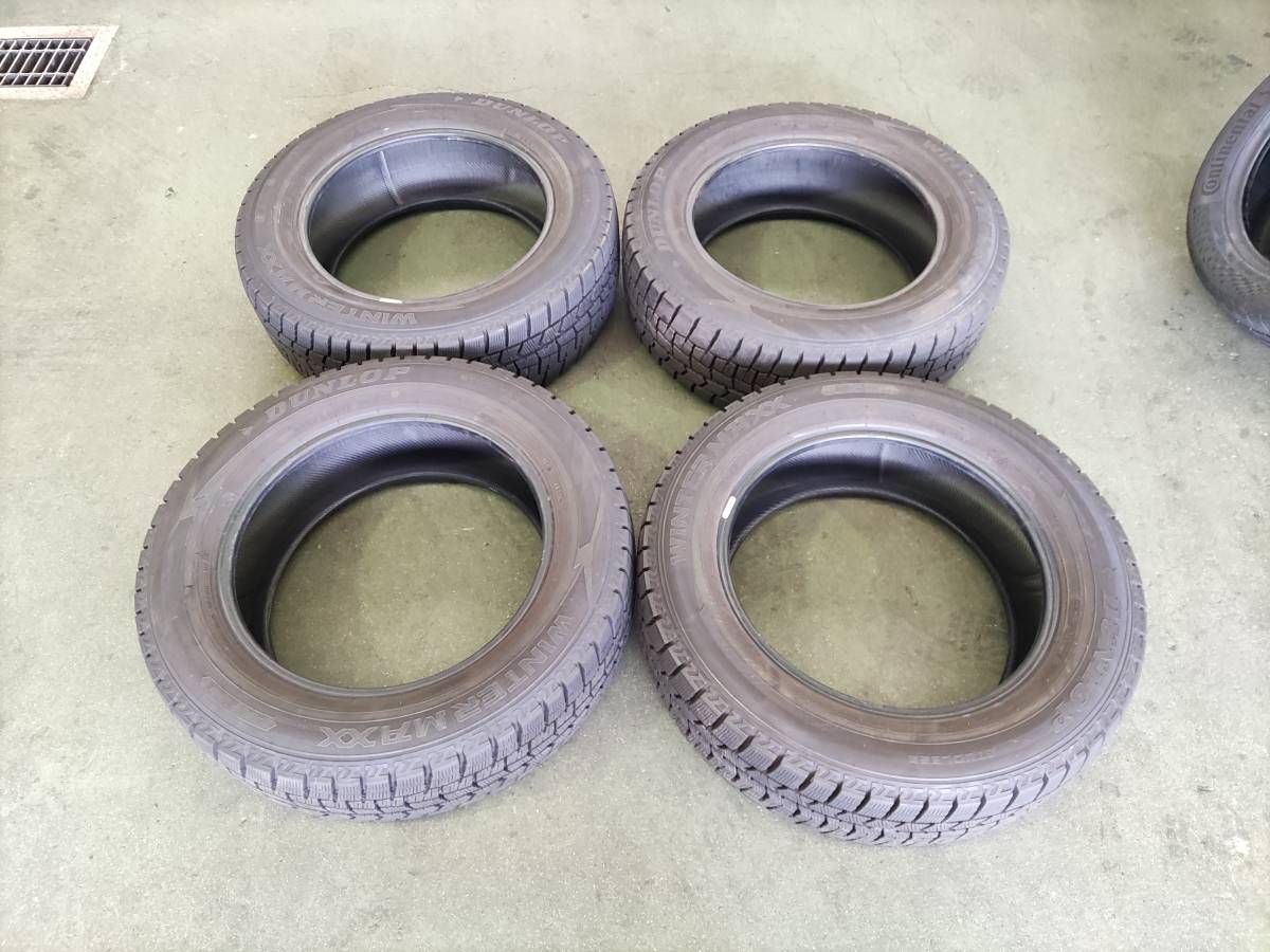 【やや傷や汚れあり】【2021年製】 Dunlop Winter maxx WM02 225/60R17 99Q スタッドレスタイヤ 4本セット 【1円スタート】の落札情報詳細 - ヤフオク ...