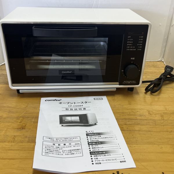 【目立った傷や汚れなし】【中古】COMFEE' オーブン・トースター トースター 2枚焼き CF-CD084 2022年製 取扱説明書付き 美品品 B0610の落札情報詳細 - ヤフオク落札 ...