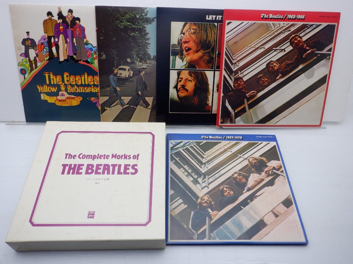 【やや傷や汚れあり】The Beatles「ザ・ビートルズ大全集 Vol.1~3」LP(P-1)/洋楽ポップスの落札情報詳細 - ヤフオク落札 ...