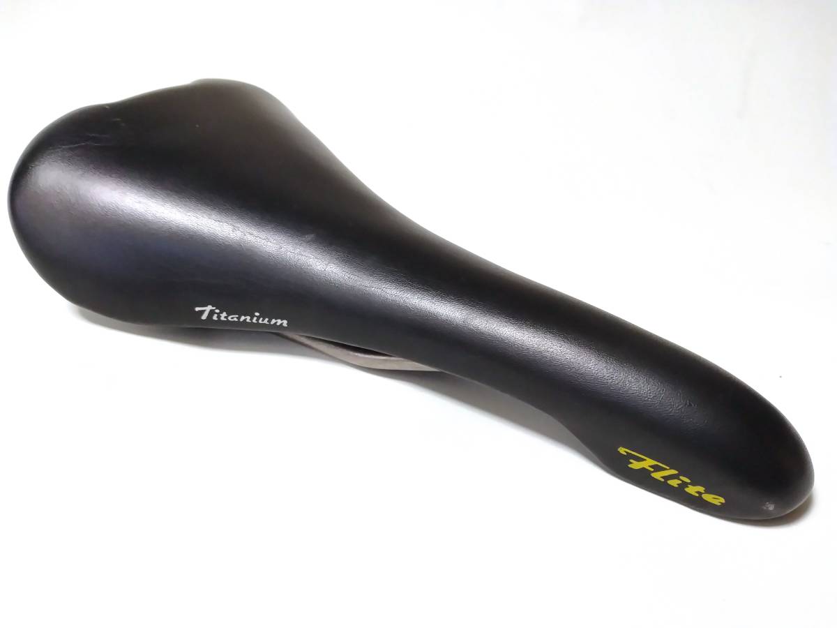 【目立った傷や汚れなし】★selle ITALIA 92' FLITE TITANIUM サドル MADE IN ITALY ロード ピスト ...