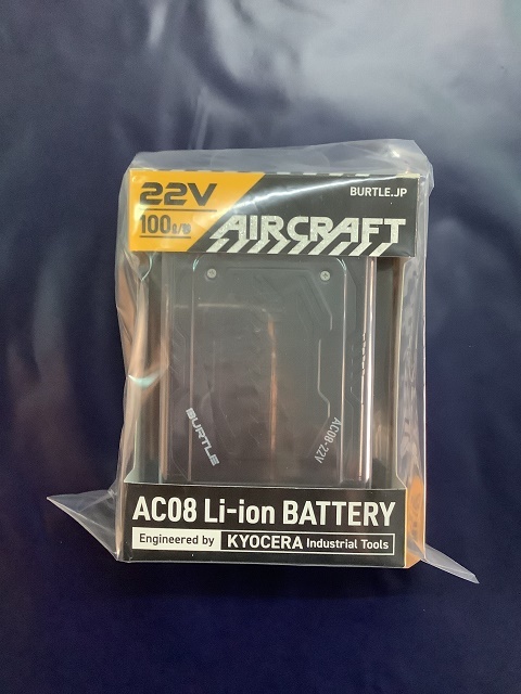 【未使用】【送料無料】 新商品 バートル AC08 エアークラフト 22V専用 リチウムイオンバッテリー 2024年モデル BURTLE マットブラック AIR CRAFTの落札情報詳細 ...