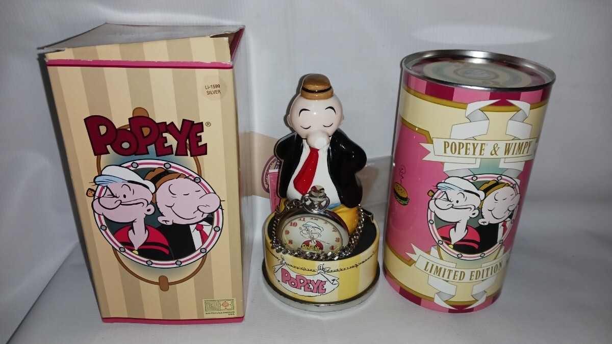 【やや傷や汚れあり】破損ありFossil POPEYE フォッシル ポパイ 懐中時計 ウィンピー 陶器人形の落札情報詳細 - ヤフオク落札価格 ...