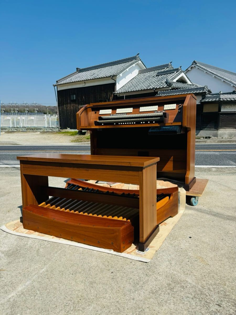 【やや傷や汚れあり】美品/希少/Roland ローランド/自動演奏/RODGERS ロジャース/クラシックオルガン/電子/鍵盤楽器/ROD-525/PR-300S/イタリア製/結婚式場/教会の ...