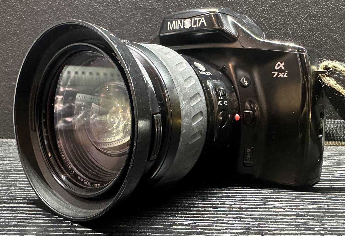【傷や汚れあり】MINOLTA α 7xi / AF ZOOM Xi 28-105mm 1:3.5(22)-4.5 ミノルタ フィルムカメラ ...